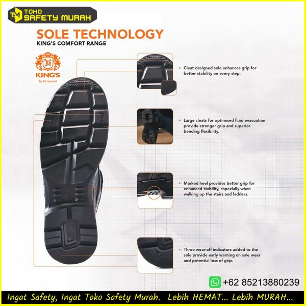 Sepatu Safety Kings by Honeywell KWD 206X King's Original King KWD206X ...