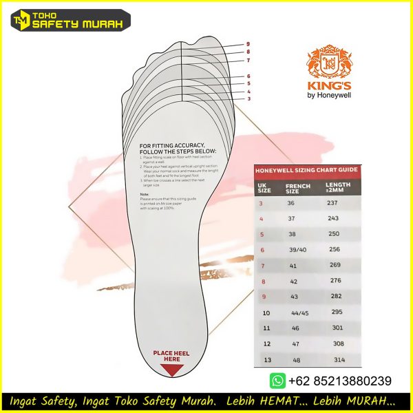 Jual Sepatu Safety Kings by Honeywell KWD 301X Original - Toko Safety Murah