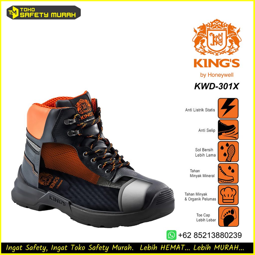 Sepatu Safety Kings by Honeywell KWD 207X King's Original King KWD207X ...