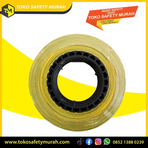 Police Line FSA Kuning Hitam 3 inch Safety Line Garis Polisi Barricade ...