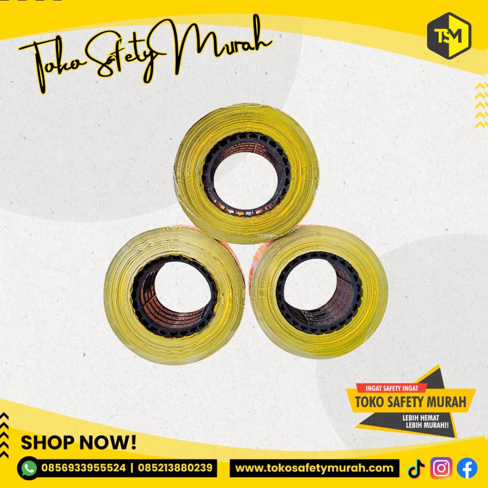 Police Line FSA Kuning Hitam 3 inch Safety Line Garis Polisi Barricade ...