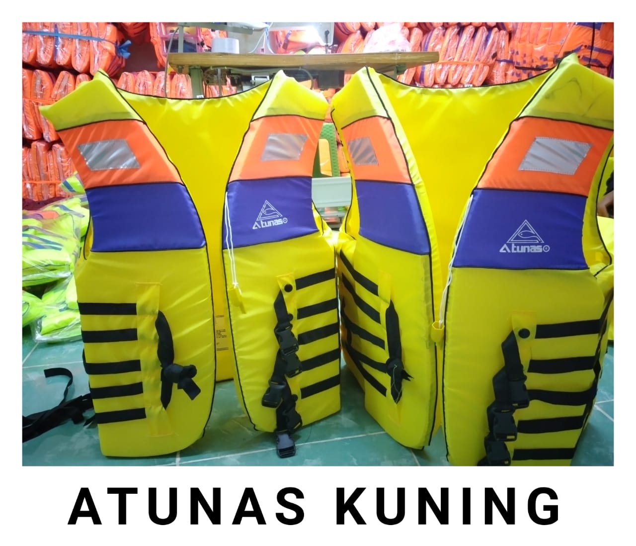 Life Jaket Rompi Pelampung Atunas Warna Kuning Anak Dewasa S / Life ...