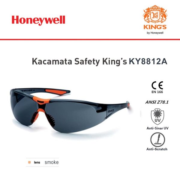 Kacamata Safety King's 8812A Original Kings Anti Sinar UV & Scratch ...
