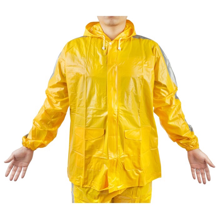 Mantel Jas Hujan Setelan Baju dan Celana Raincoat Kuning Kuda Laut ...