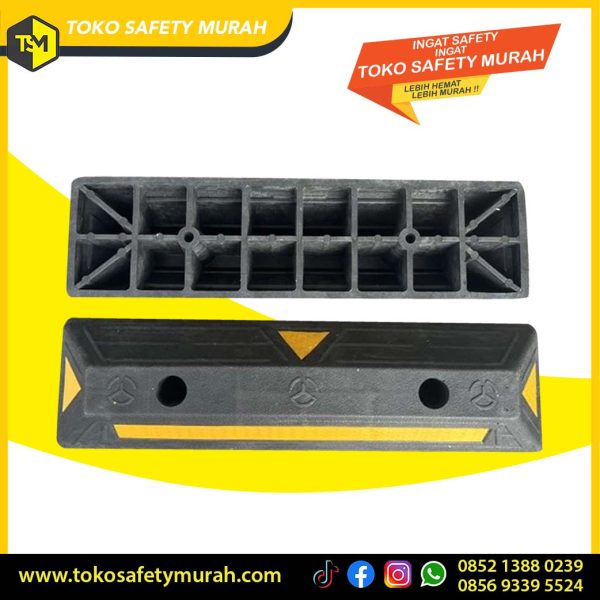 Wheel Stopper Car Stop Murah / Pengganjal Ban Roda Ganjalan Mobil Batas ...