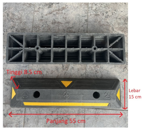 Wheel Stopper Murah / Pengganjal Ban Roda Ganjalan Mobil Batas Parkir ...