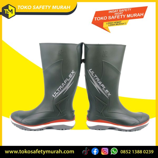 Sepatu AP Boots 2018 Ultraflex Sepatu Boot Karet Hujan Anti Air PVC ...