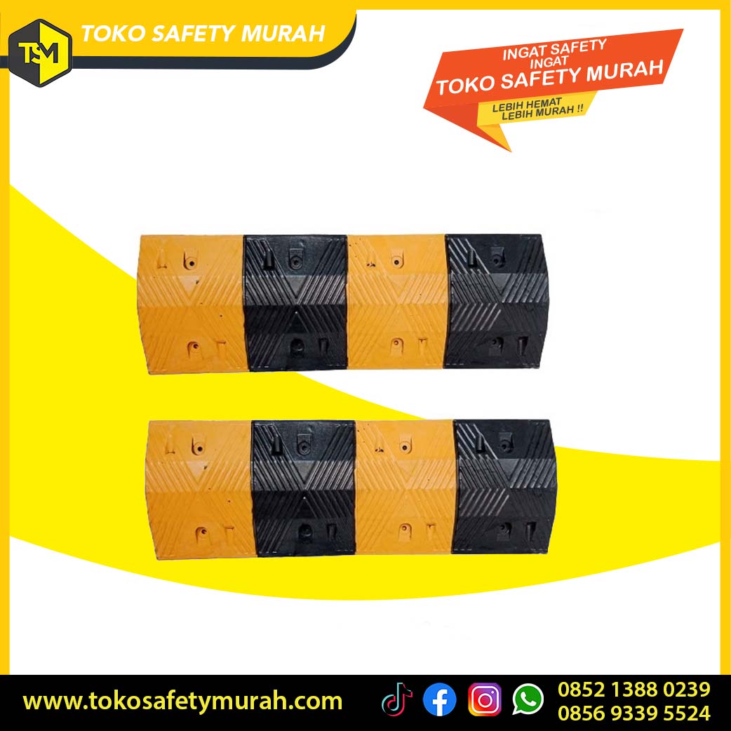 Rubber Speed Bump 1 meter / Polisi Tidur Karet / Speedbump Hump - Toko ...