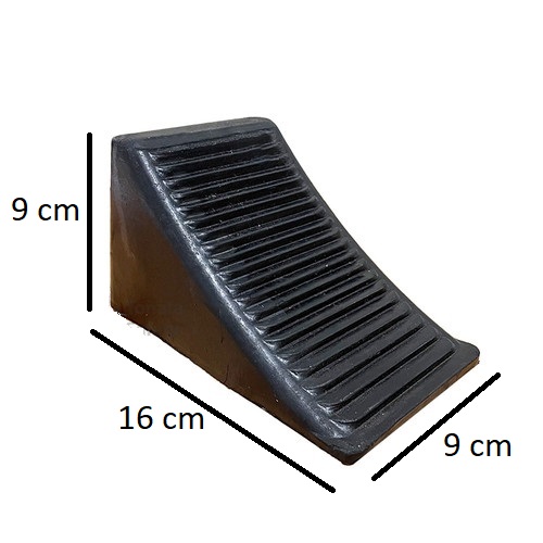 Pengganjal Ban Mobil Kecil Rubber Wheel Stopper - Toko Safety Murah