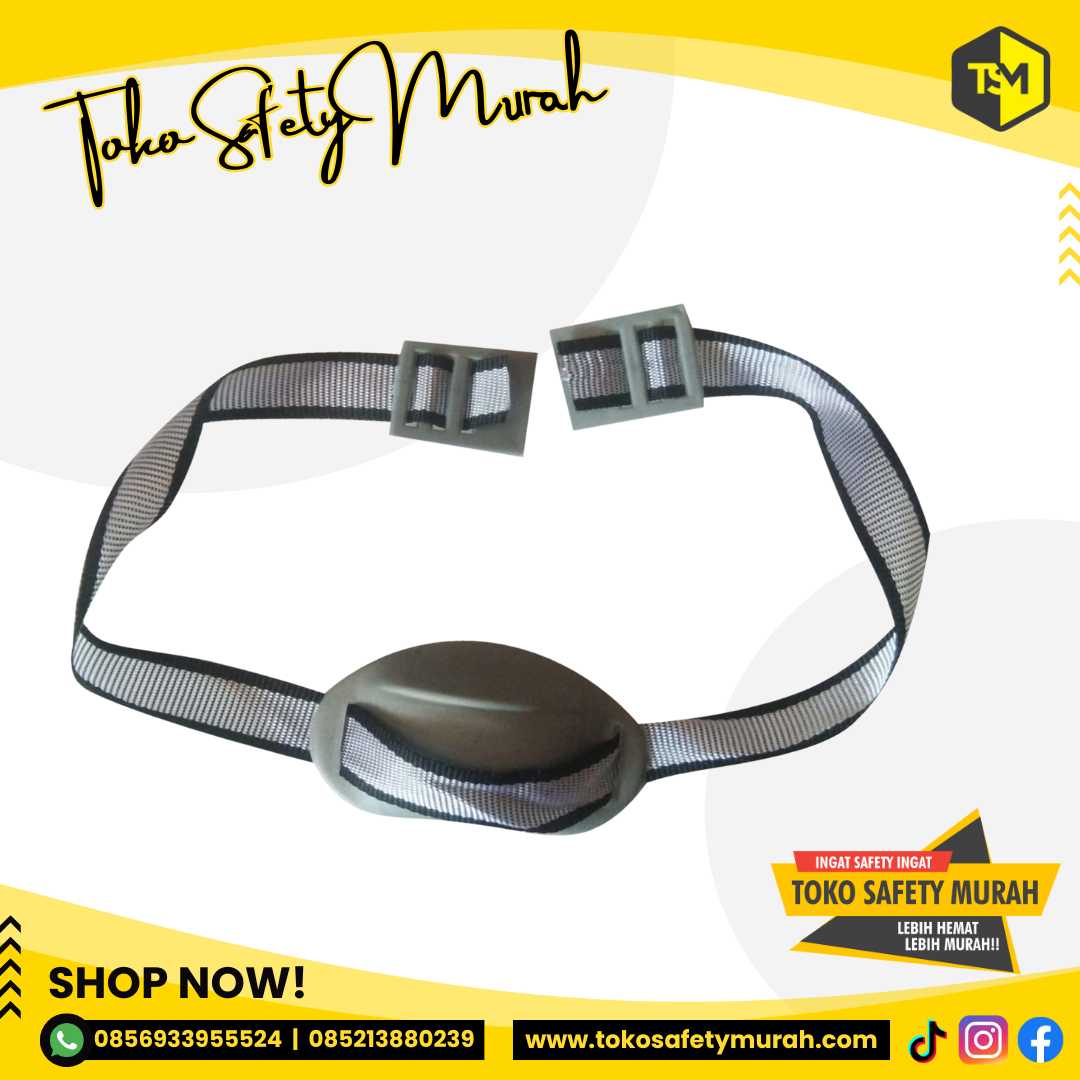 Tali Dagu Biasa Helm Proyek / Chin Strap Helm Safety - Toko Safety Murah