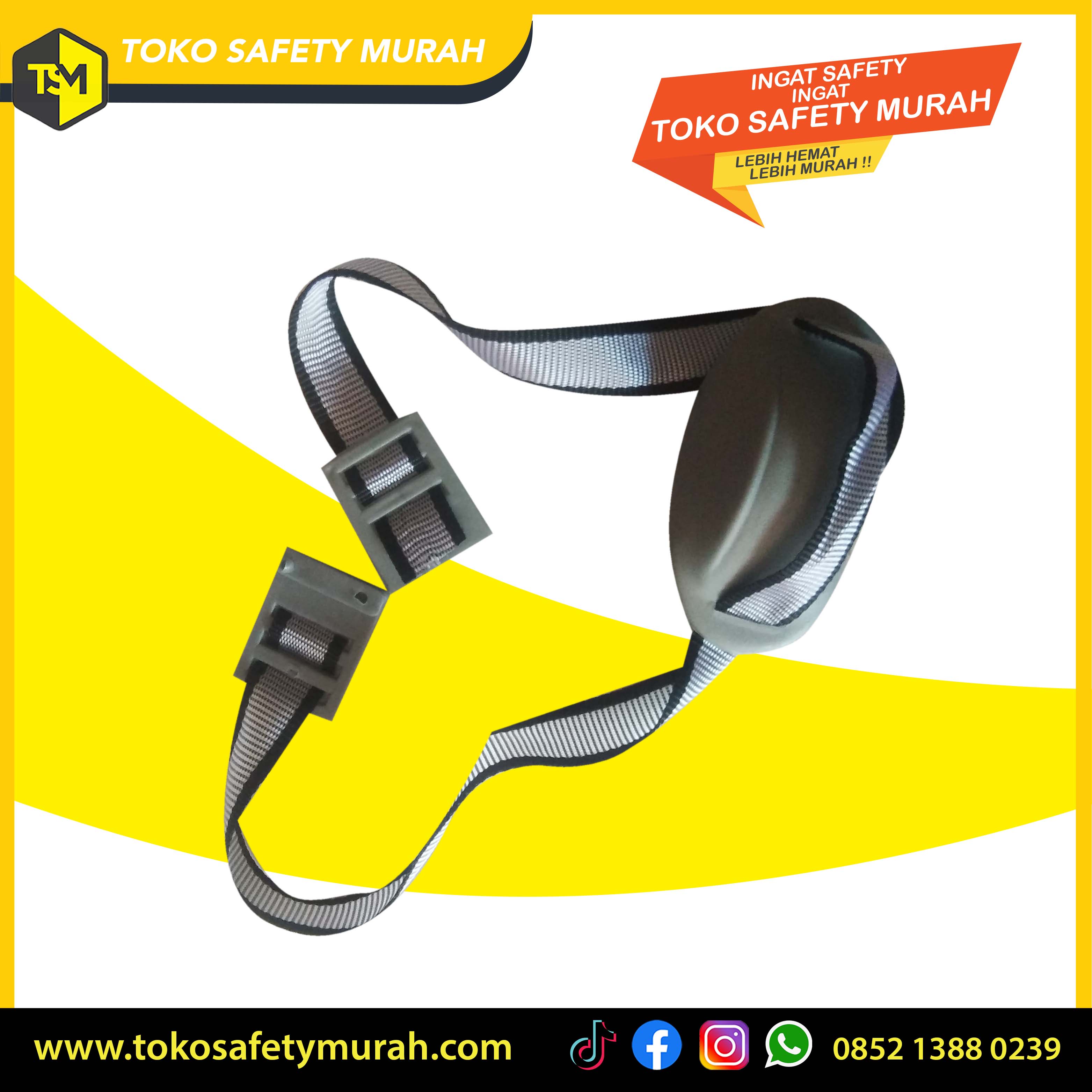Tali Dagu Biasa Helm Proyek / Chin Strap Helm Safety - Toko Safety Murah