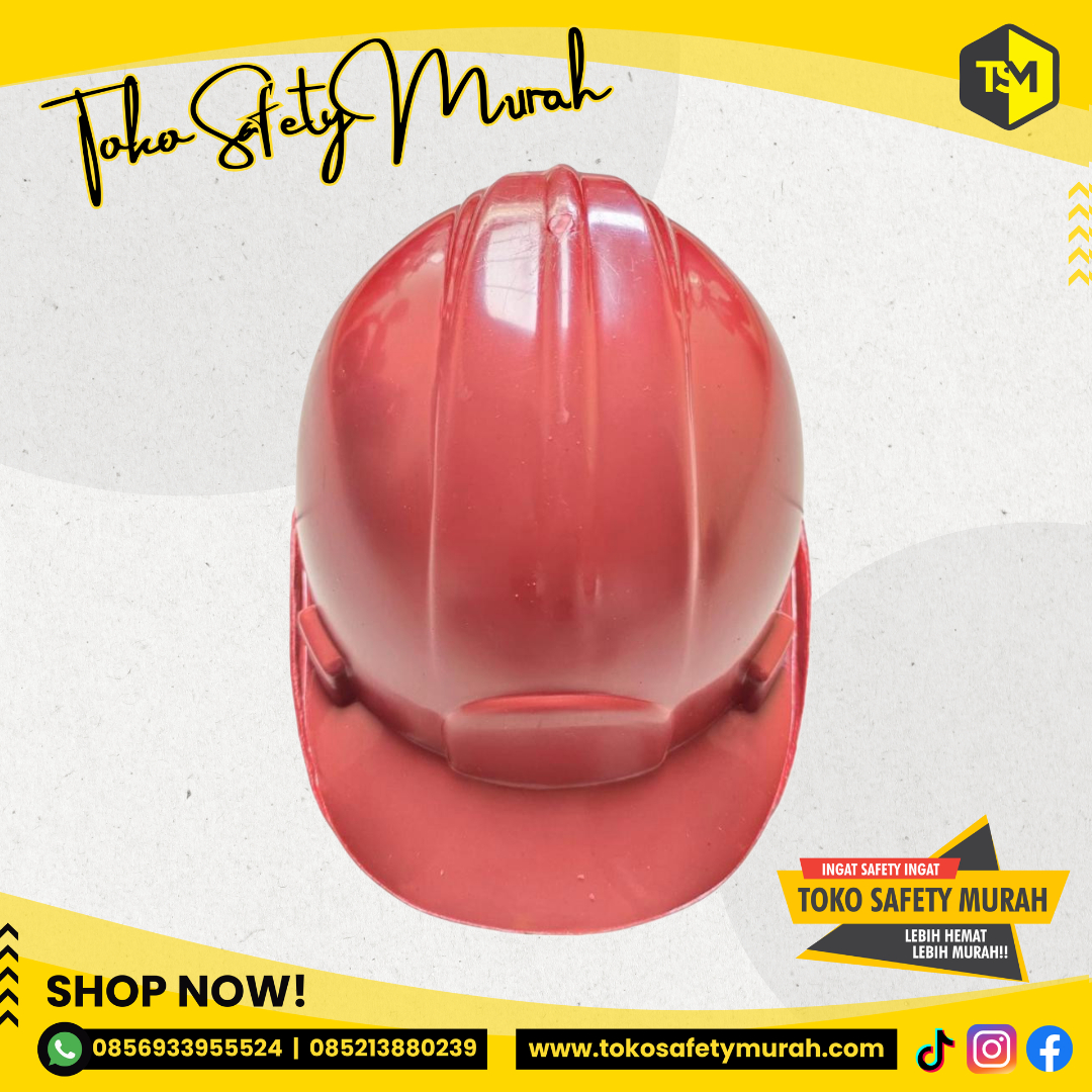 Termurah Helm Proyek Ultra Komplit 1 Set (Helm + Inner dan Tali Dagu ...