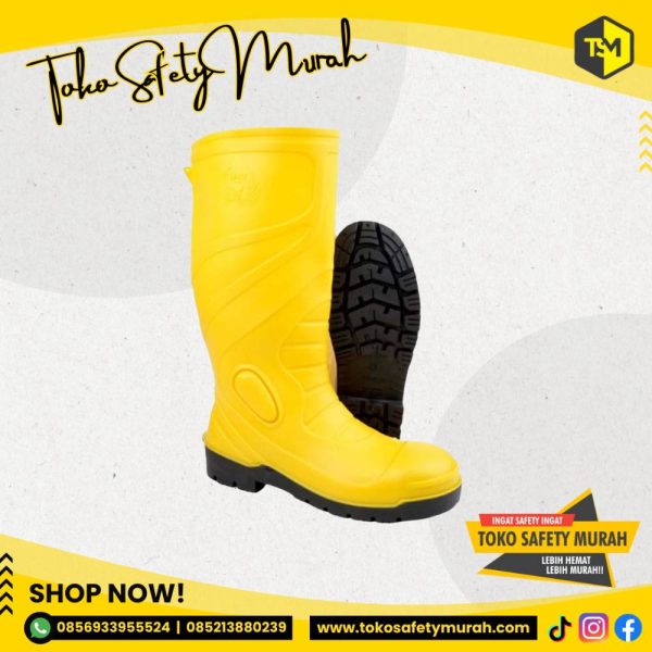 Sepatu Boot Pekerja Sepatu Boots Safety Toe Cap Hunter Safety 1 - Toko ...