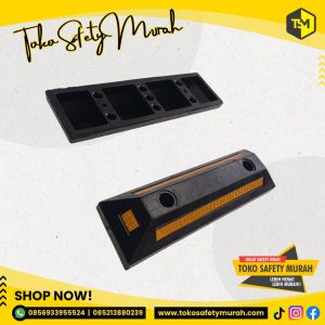 Wheel Stopper Rubber dan Wheel Chock / Pengganjal Ban Mobil / Pembatas ...