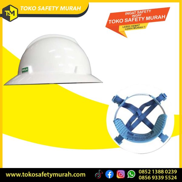 Helm Proyek Full Brim FullBrim MSA Lokal Inner Safety Helmet - Toko ...