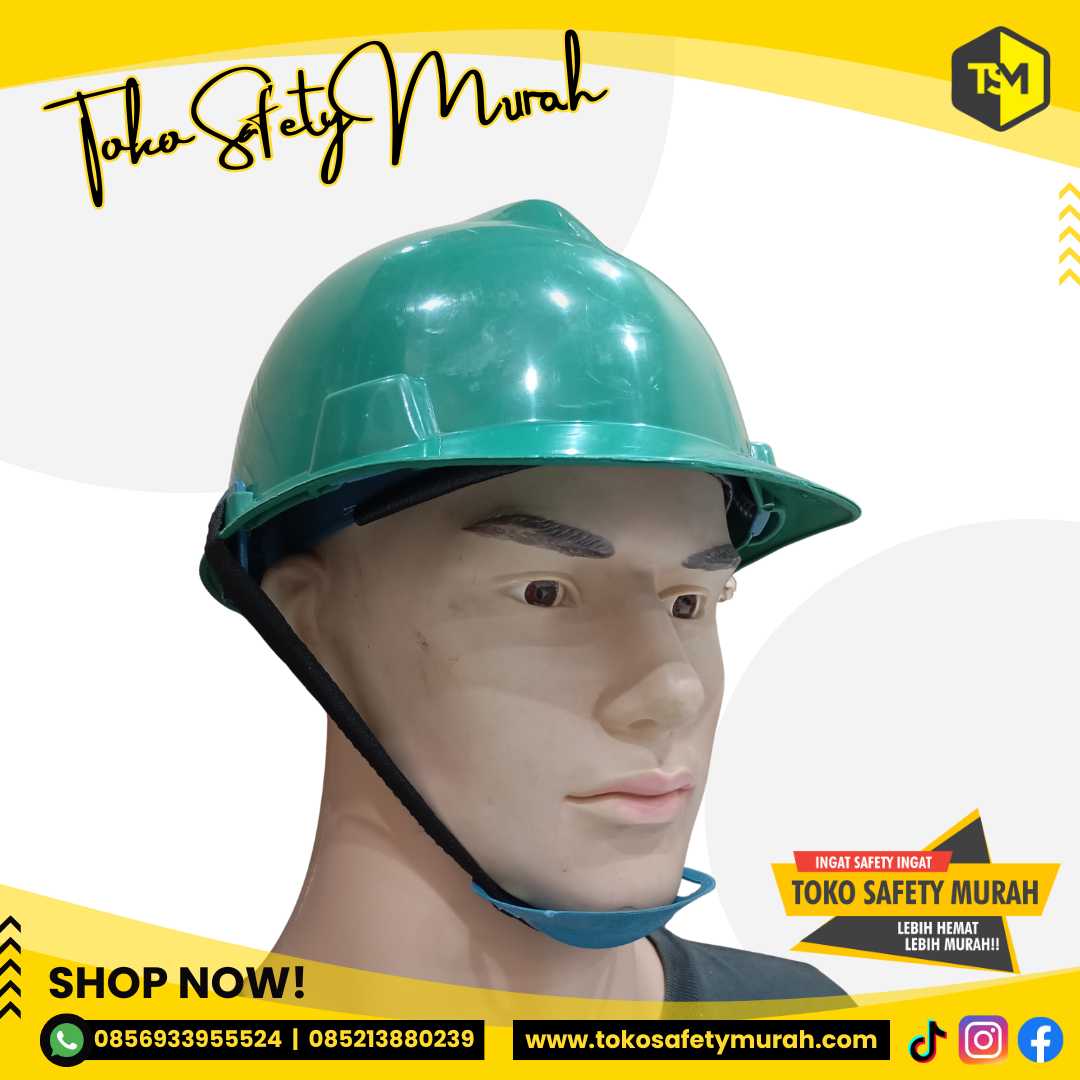 Helm Safety Proyek VGS – Full Set (Inner + Tali Dagu) - Toko Safety Murah