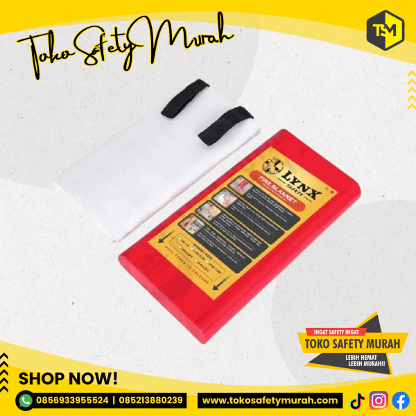 Fire Blanket 1.8 x 1.8 Meter – Selimut Pemadam Api Tahan Panas - Toko ...
